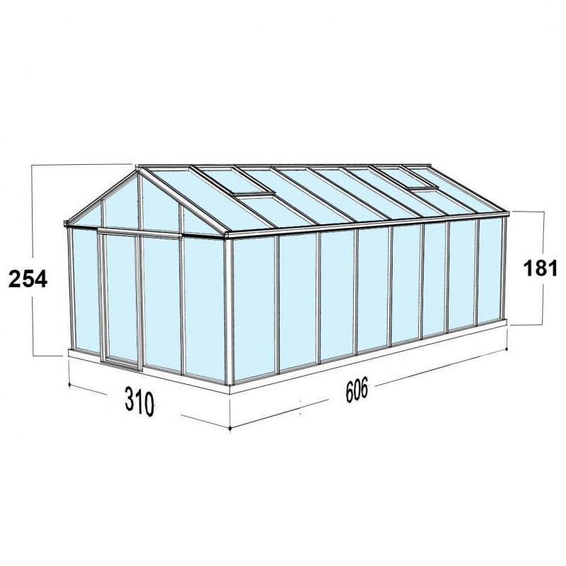 Serres de jardin en polycarbonate alvéolaire - Ciel mon Jardin
